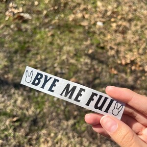 Bad Bunny Car Decal, Bad Bunny Mirror Sticker, Bye Me Fui Sticker, Bad ...