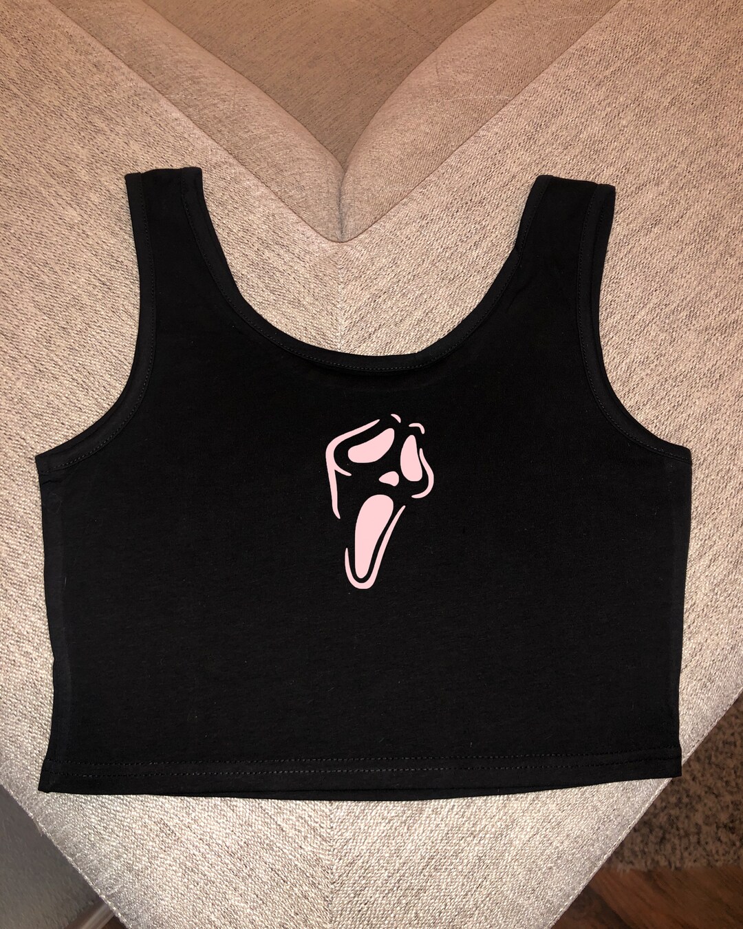 Halloween Crop Top Ghost Crop Top Spooky Season Crop Top - Etsy