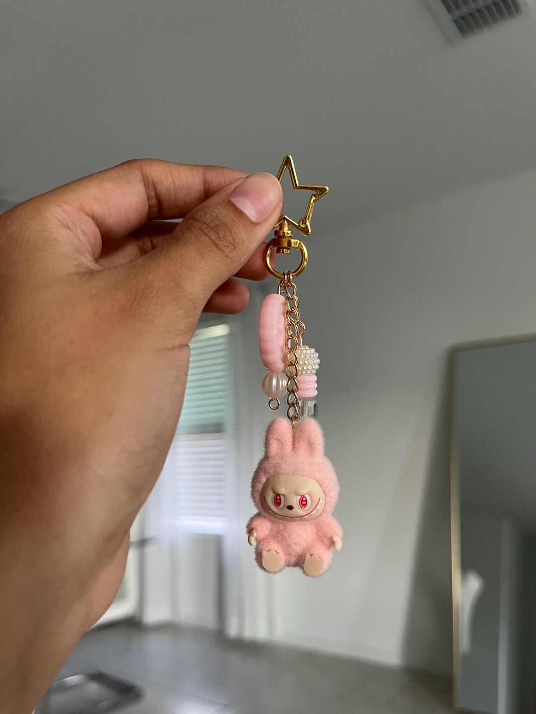 Labubu Charm, Labubu Keychain, Sonny Angel, Kawaii Keychain, the ...