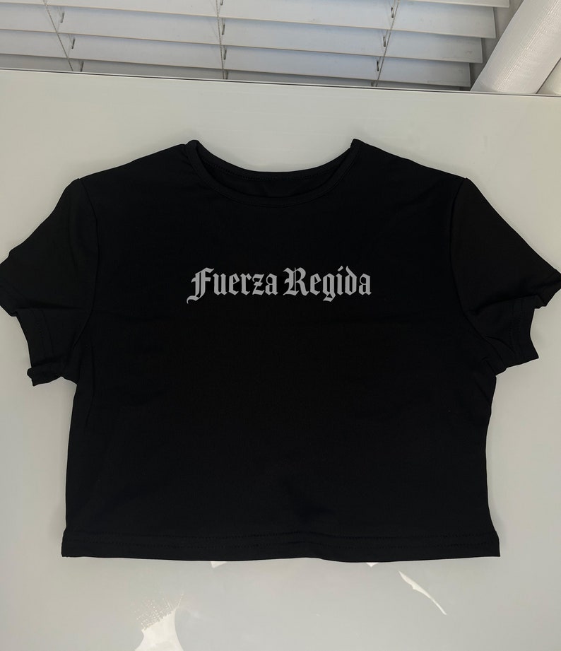 Fuerza Regida Baby Tee, Jop Crop Top, Corridos Bélicos Shirt, Otra Peda ...