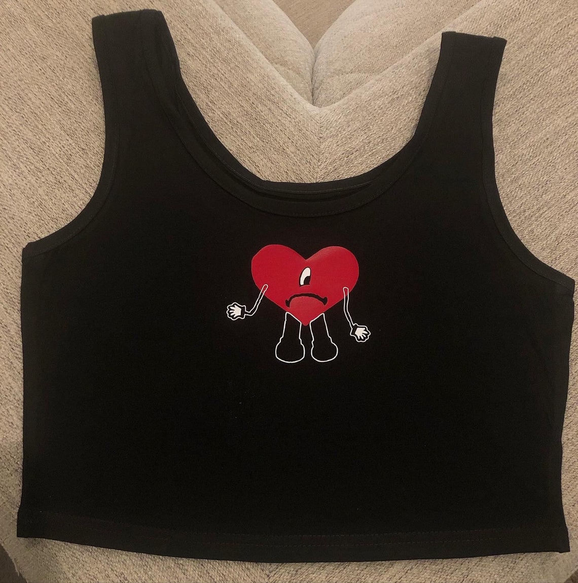 Bad Bunny Crop Top Un Verano Sin Ti Shirt Heart Crop Top - Etsy