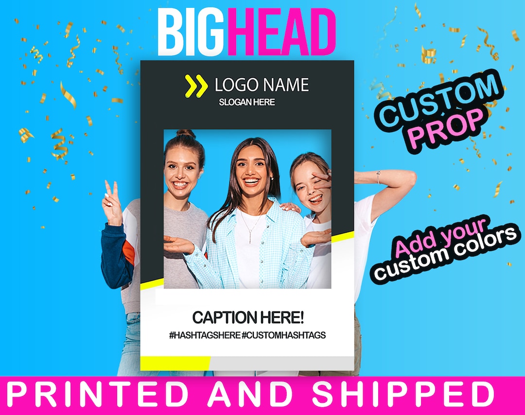 Custom Business Corporate Photo Booth Frame Prop Customize Your Item II ...