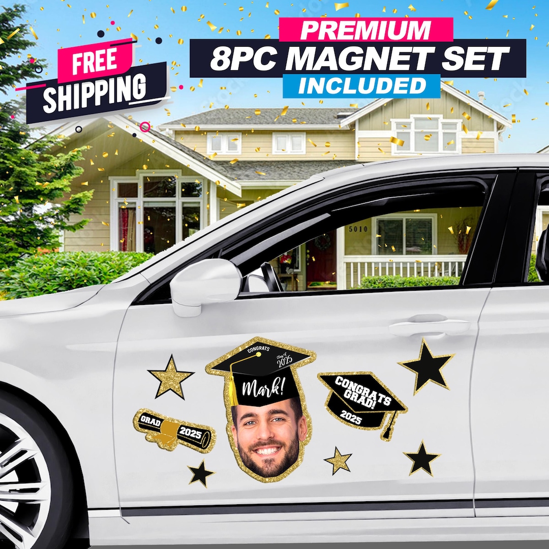2026 Graduation Car Magnetic Class of 2026 Middle School, High School ...