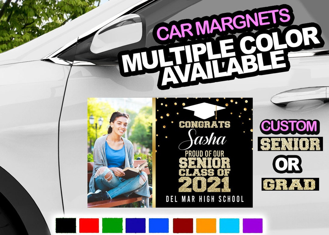 Graduation Car Magnetic Class of 2023 Middle School High School or ...