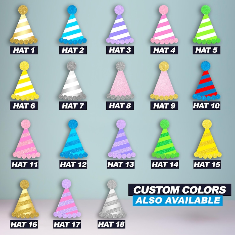 Custom Big Heads Face Birthday Bundle Banner Face Cake Topper, Cupcake ...