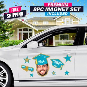 2025 Graduation Car Magnetic Class of 2025 Middle School, High School ...