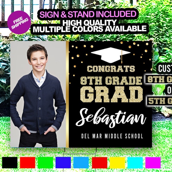 5th Grade Graduation Yard Sign - Etsy