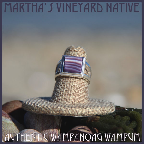 Wampum Shell Ring - Etsy