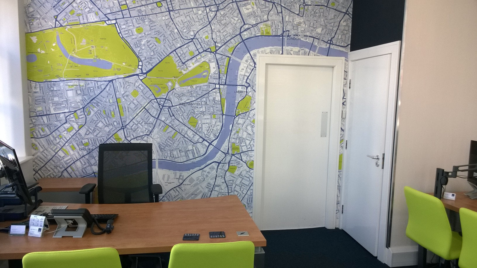 UK Custom Area Map Postcode Wallpaper Mural OS Ordnance | Etsy