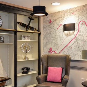 UK Custom Area Map Postcode Wallpaper Mural OS Ordnance Survey Non ...