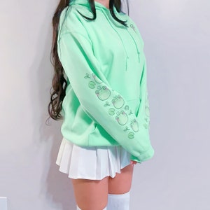 Cute Frog, Froggy, Green Hoodie, Sweater, Pullover, Nature, Sweater ...