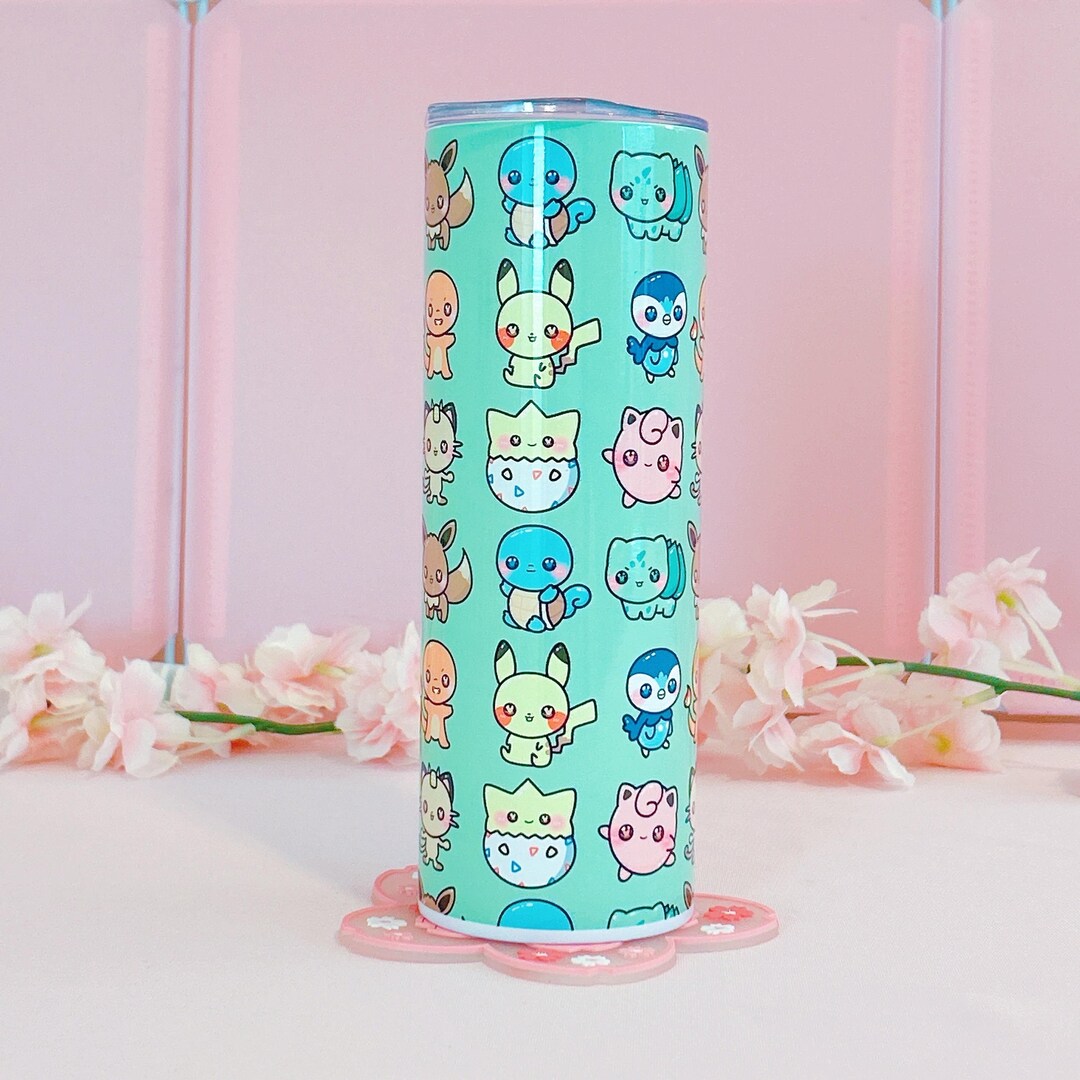 Gamer Cup Stainless Steel Tumbler With Plastic Lid and Straw, Cute ...
