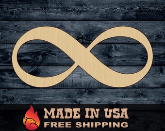 Infinity Symbol Loop Wood Cutout Shape Contour Unpainted Sign | Etsy