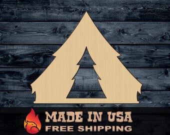 Wood Camping Sign - Etsy