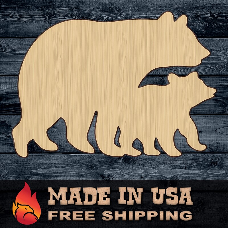 Bear Cutout - Etsy
