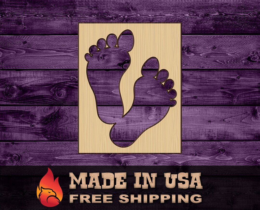 Feet Woman Toes Wood Cutout Shape Silhouette Blank Unpainted - Etsy