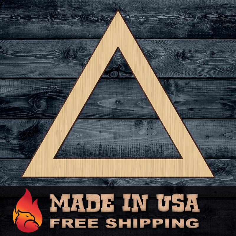 Triangle Cutout - Etsy