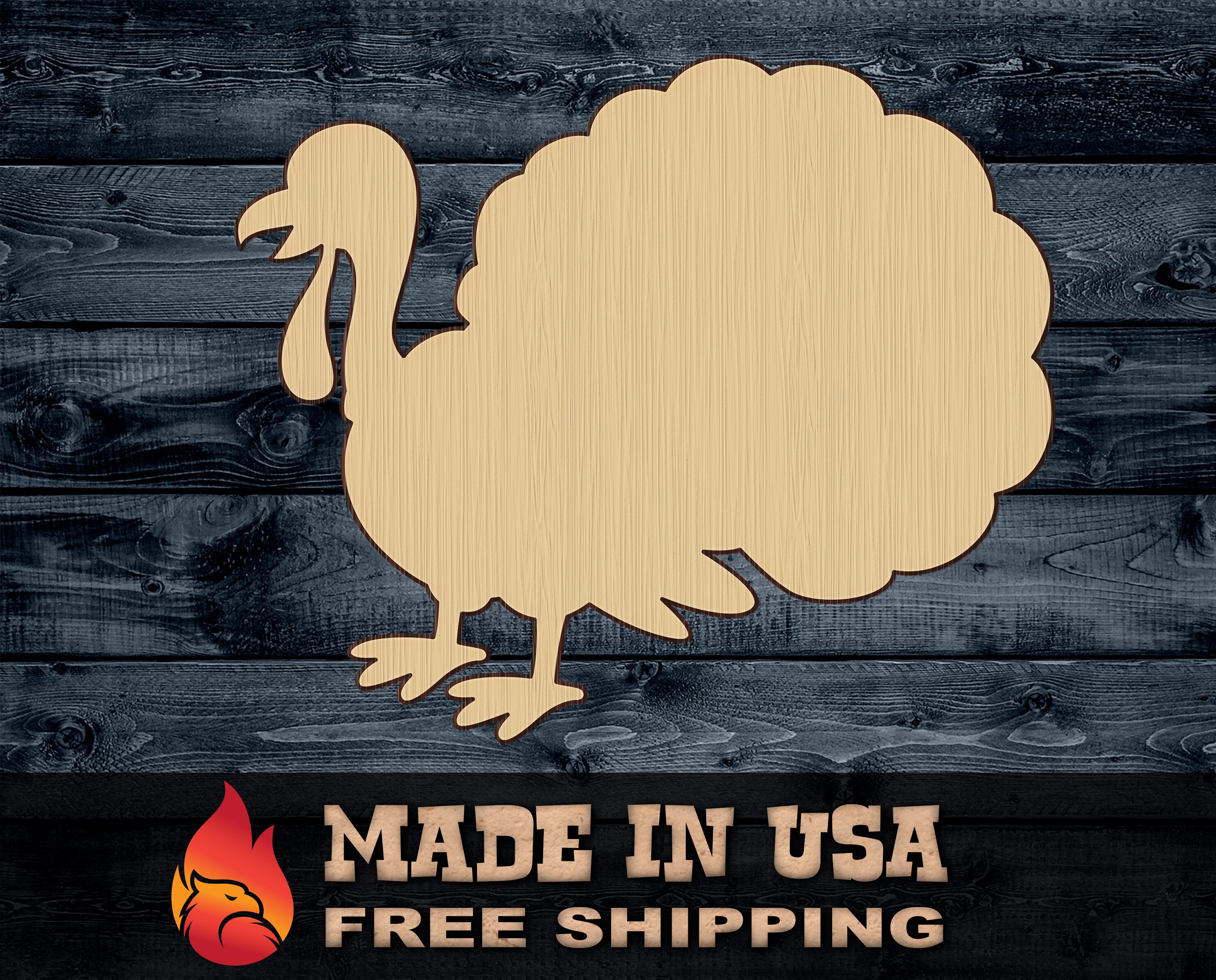Turkey Bird Thanksgiving Pilgrim Animal Wood Cutout Shape - Etsy