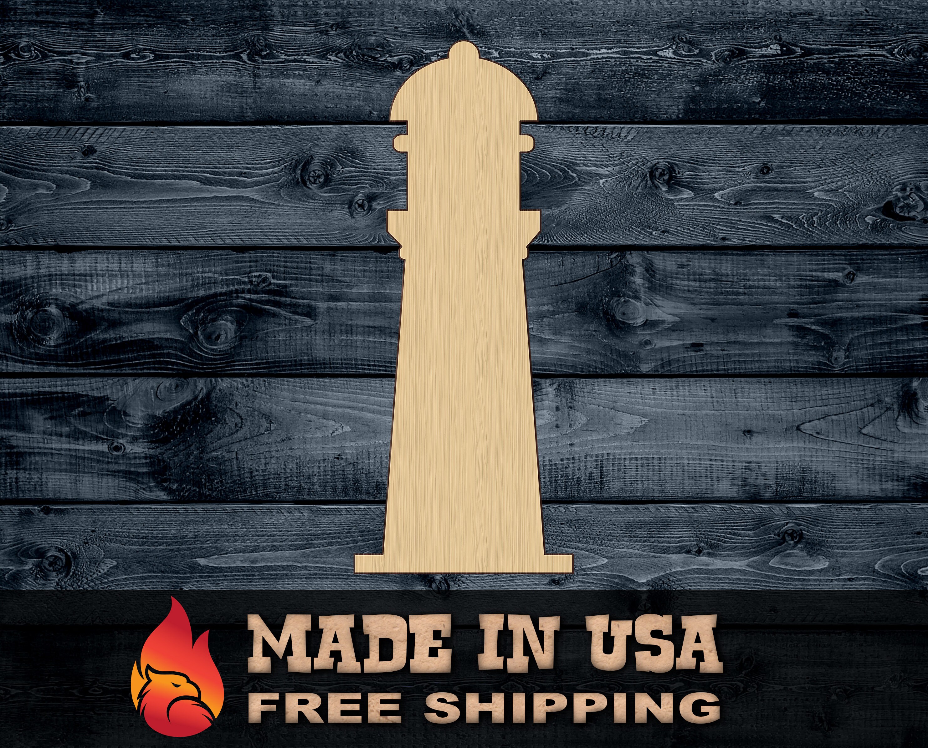 Lighthouse Lamp Wood Cutout Shape Silhouette Blank Unpainted Sign 1/4 ...