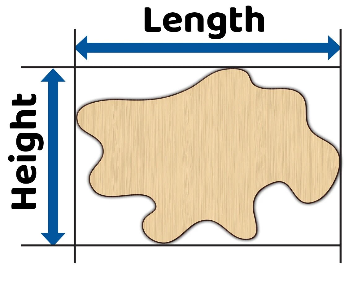 Target Aim Wood Cutout Shape Sign Silhouette 1/4 Inch Thick - Etsy