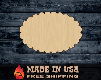 Scalloped Wood Sign - Etsy