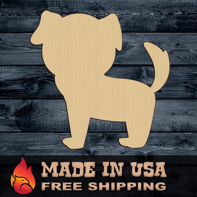 Dog Wood Cutout - Etsy