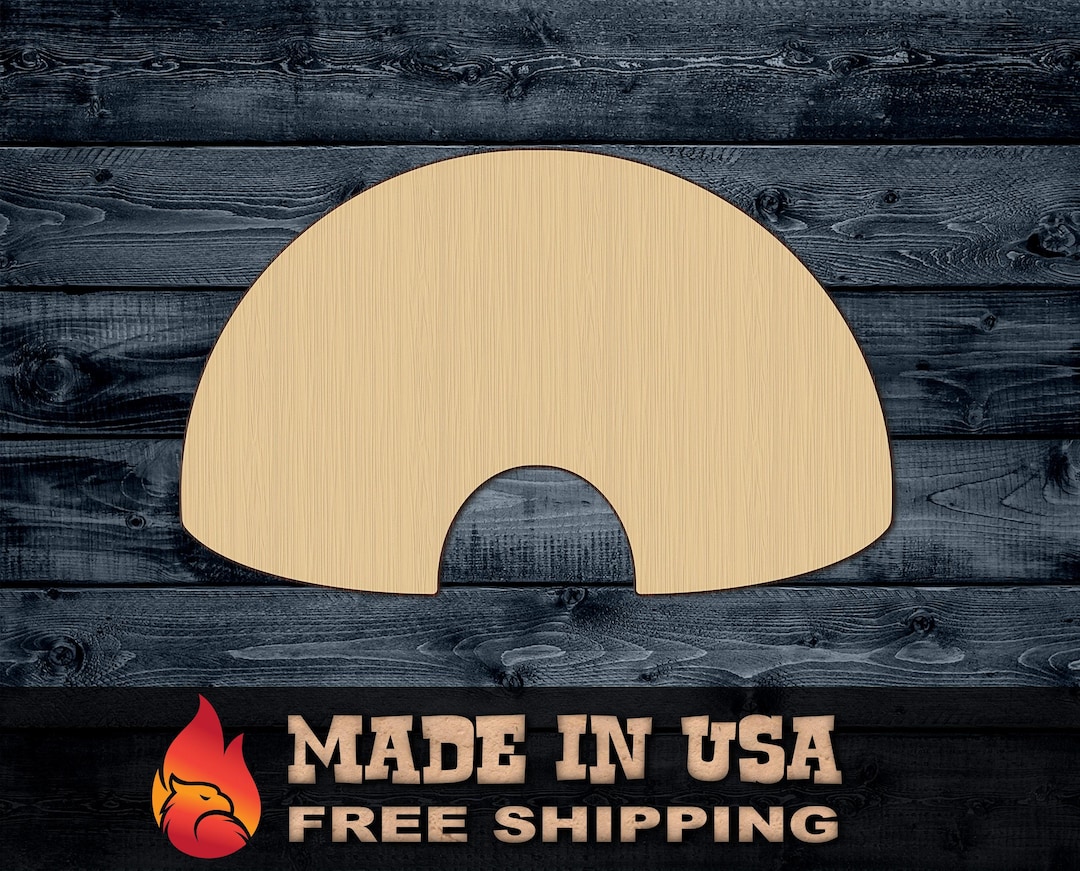 Wood Sign Cutout Igloo Eskimo Arctic Hut Building 1/4 Inch Thick - Etsy