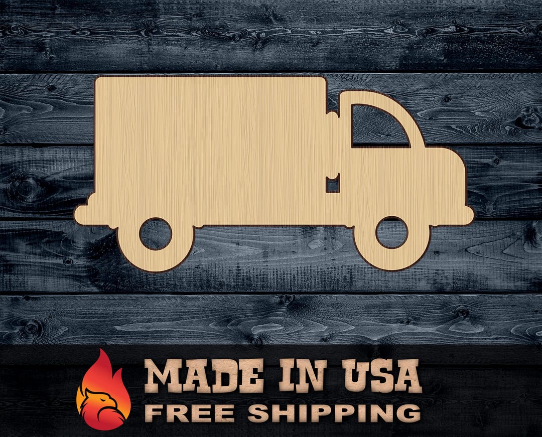 Wood Sign Cutout Truck Car Wheeler DIY 1/4 Inch Thick - Etsy