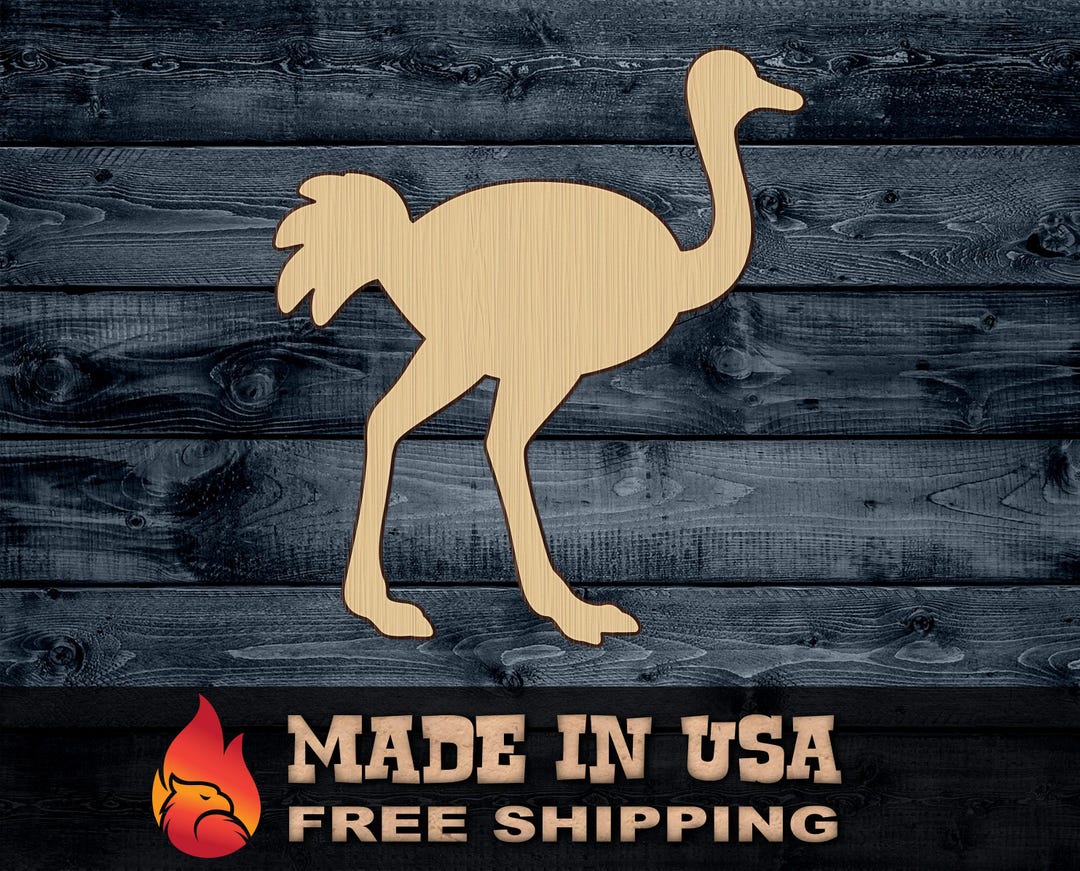 Wood Sign Cutout Ostrich Baby Bird 1/4 Inch Thick - Etsy