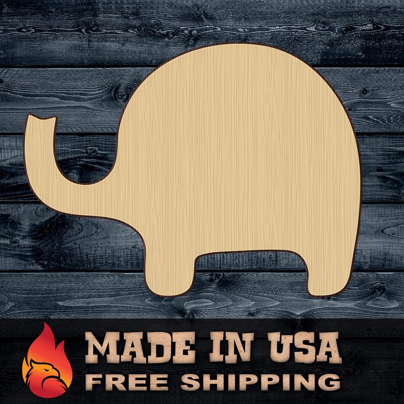 Elephant Wood Sign - Etsy