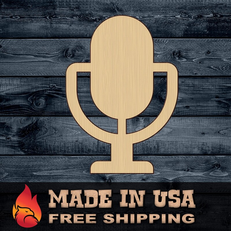 Wooden Microphone - Etsy