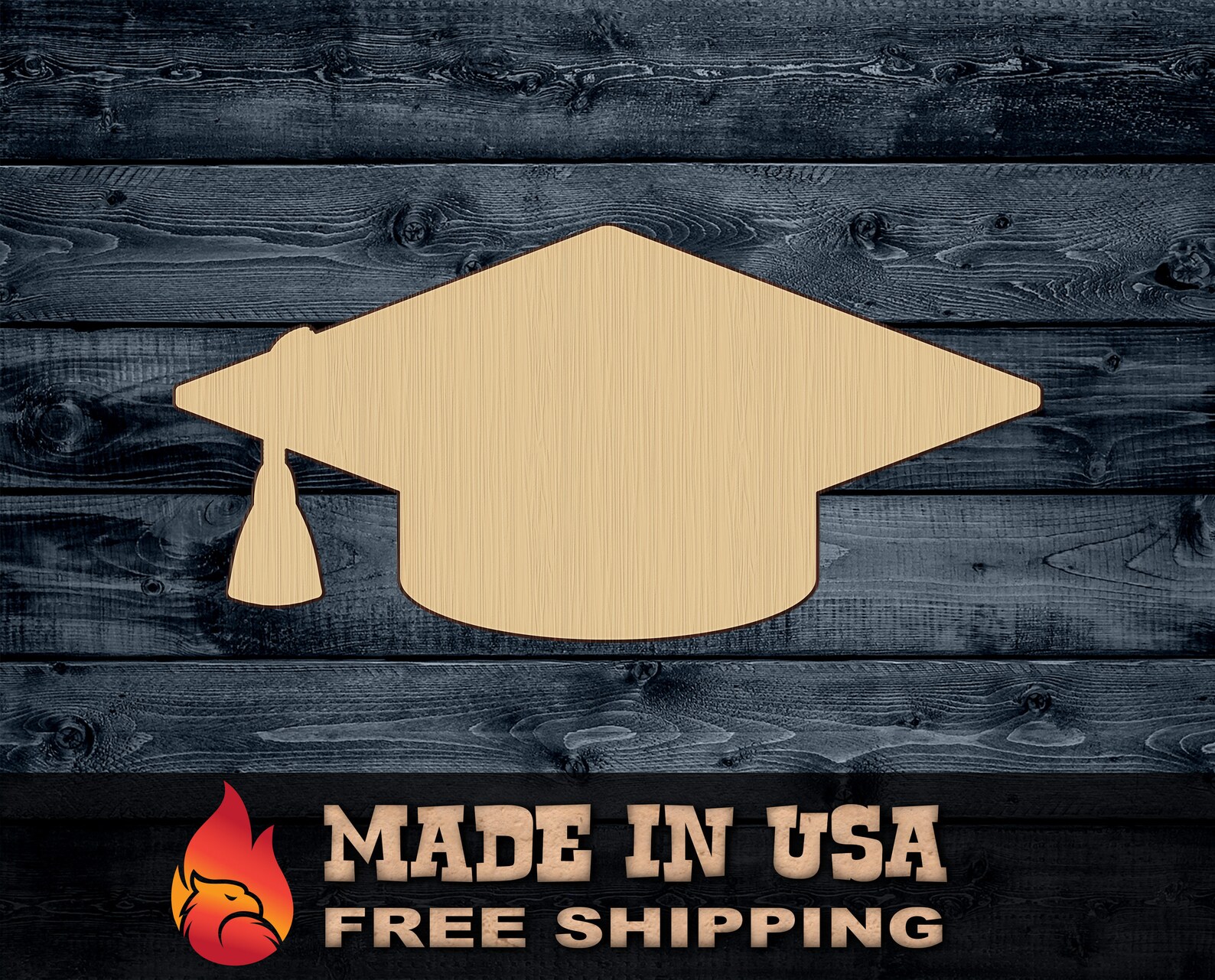Graduation Student Hat Cap Wood Cutout Unpainted Sign 1/4 Inch - Etsy