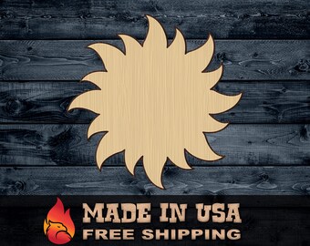 Sun Summer Mountain Sunrise Sunset Travel Vacation Wood Cutout - Etsy