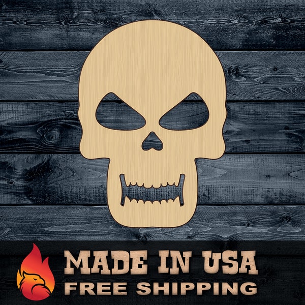 Wood Skulls Cutout - Etsy