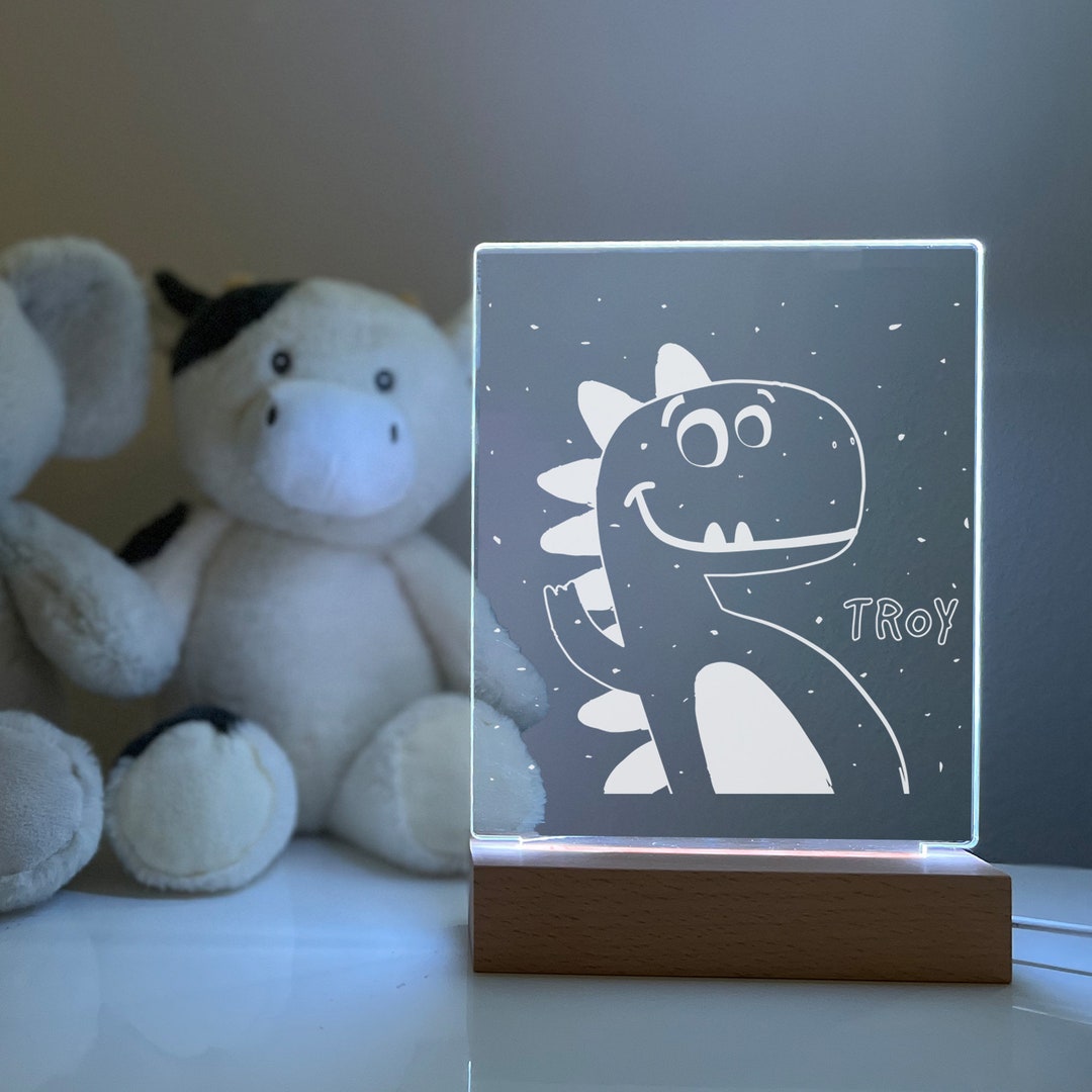 Personalized Night Light for Kids Customized Gifts for Baby Boy Bedroom ...