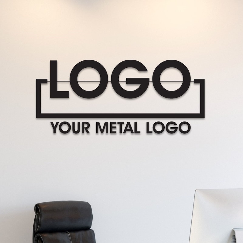Metal Logo Sign - Etsy