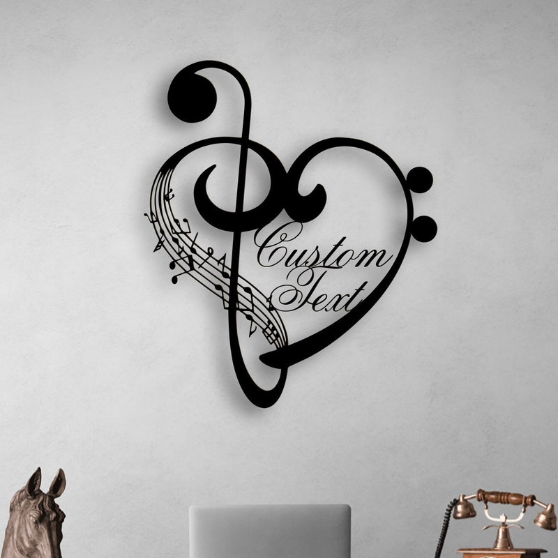 Music Note Wall Art - Etsy
