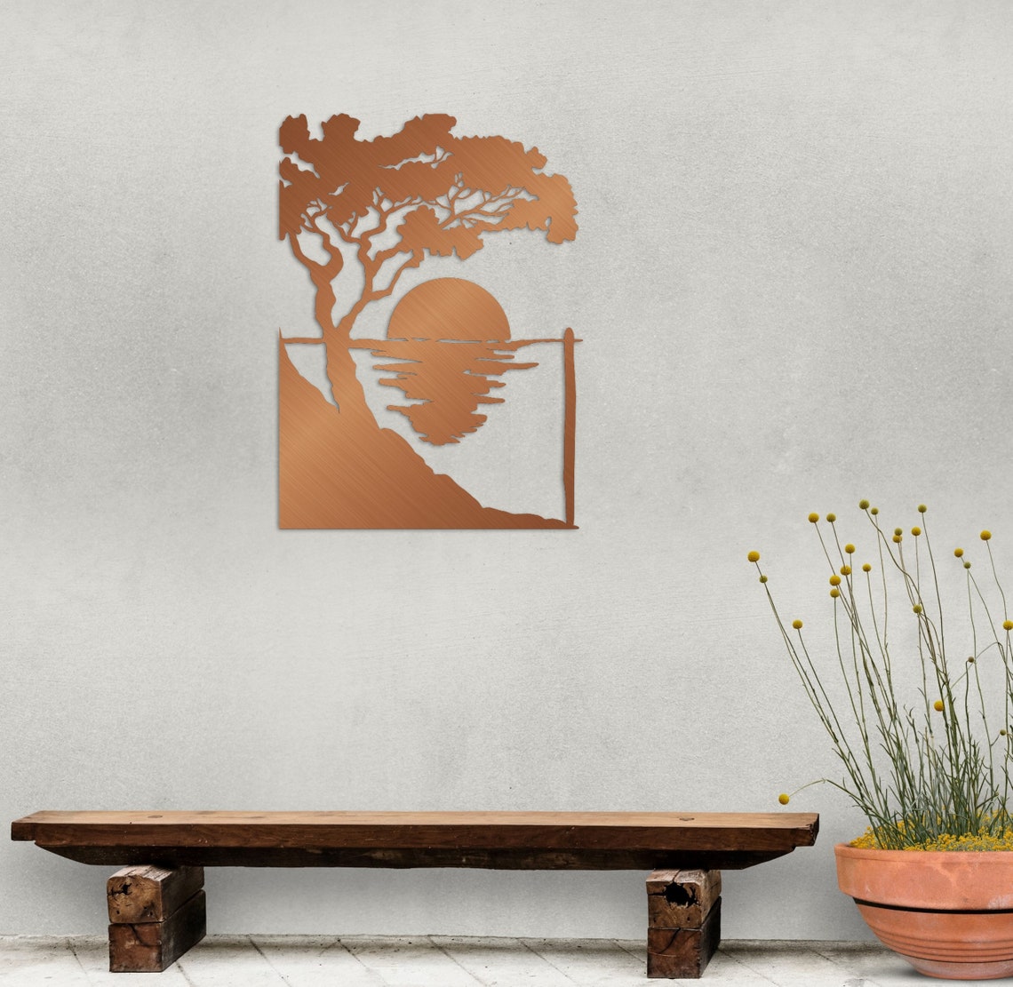 Sunset Metal Wall Art and Decor Home Decoration New Home | Etsy