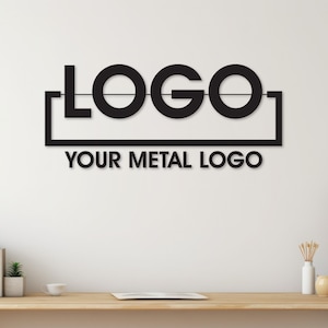 Custom Metal Logo Sign – Personalized Wall Art for Office & Home ...