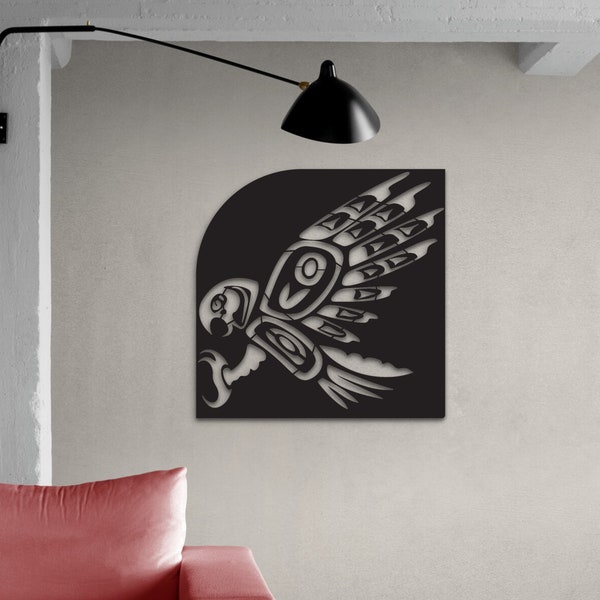 Metal Hawk Wall Art - Etsy