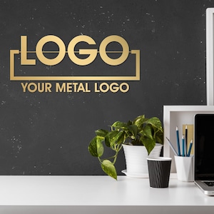 Custom Metal Logo Sign – Personalized Wall Art for Office & Home ...