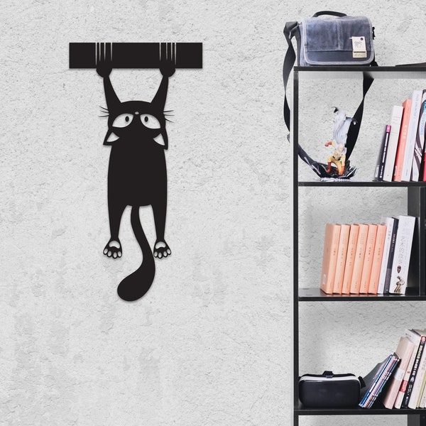 Cat Metal Wall Art - Etsy