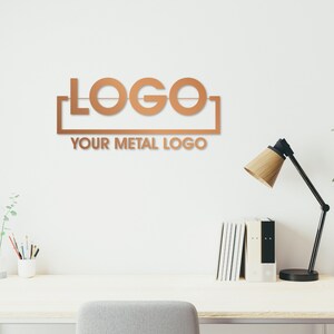 Custom Metal Logo Sign – Personalized Wall Art for Office & Home ...
