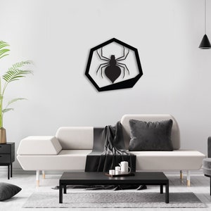 Decor , Metal Spider Wall Art , Customized Wall Art, Custom Large Metal ...