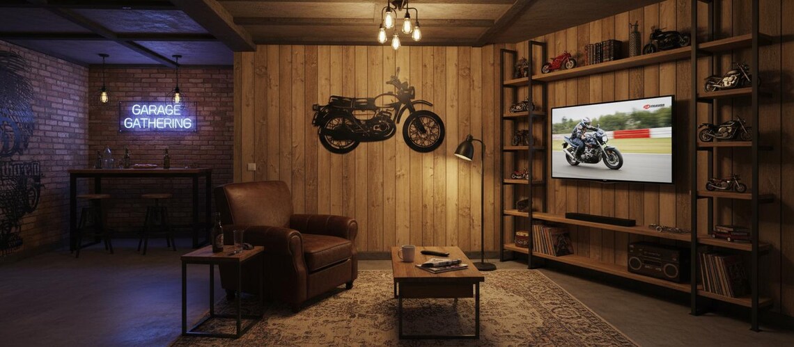 Custom Motorcycle Metal Wall Art, Motorcycle Lover Gift for Him ...