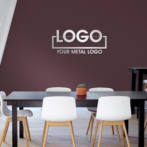 Custom Metal Logo Sign – Personalized Wall Art for Office & Home ...