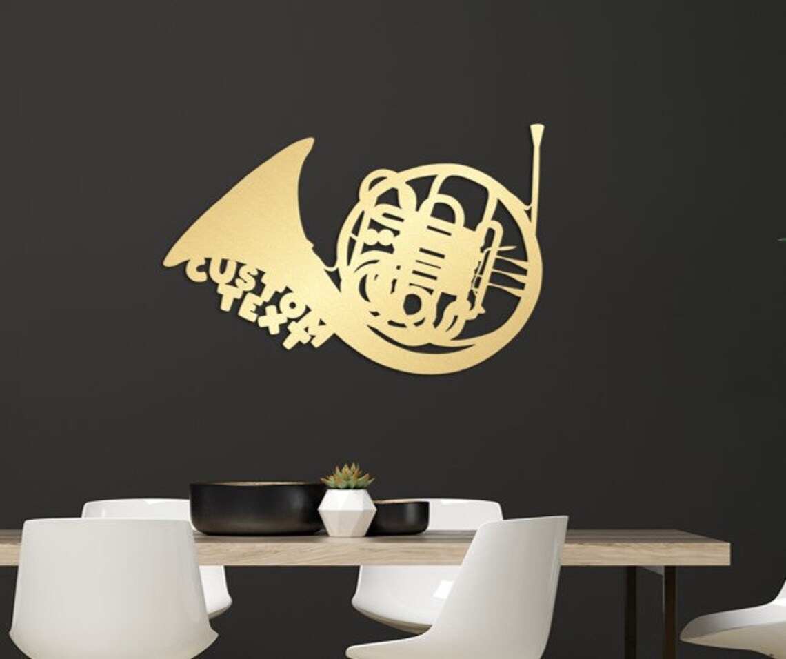 Metal Customized Wall Art Music Theme Personalized French | Etsy