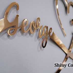 Personalized Wedding Gift for Couple, Heart Sign With Names and Date ...
