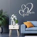 Personalized Wedding Gift for Couple, Heart Sign With Names and Date ...