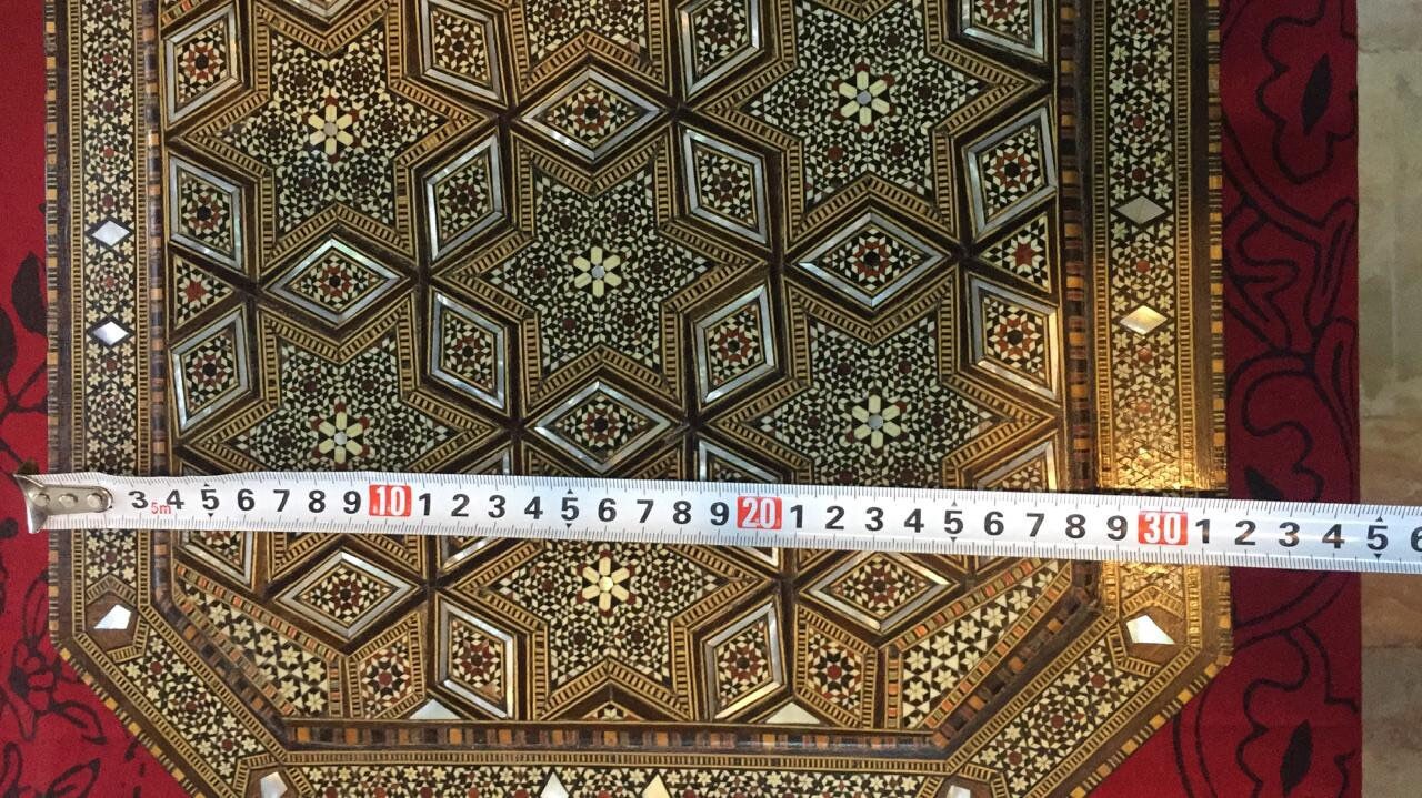 Antique Syrian Mosaic Box - Etsy